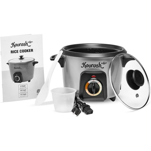 YEDI KOUROSH Automatic Persian Rice Cooker - Tahdig Rice Maker Perfect ...