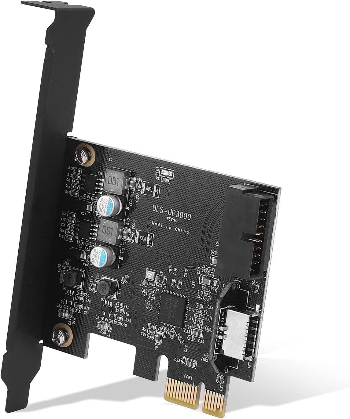 YEELIYA 19Pin USB 3.0 Header & Type E (A Key) Card, PCIe x 1 to USB ...
