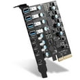 YEELIYA 8-Port USB PCIe Card, 10Gbps Computer Network Hub, USB to PCIe ...