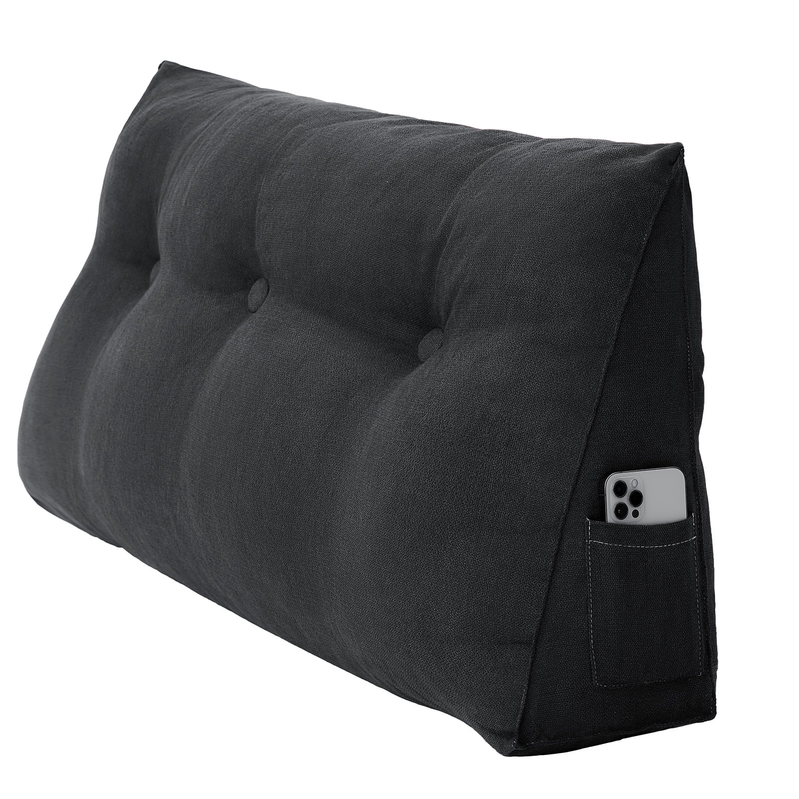 YEERSWAG Twin Size Bed Triangular Wedge Cushion, Bed Backrest, Reading ...