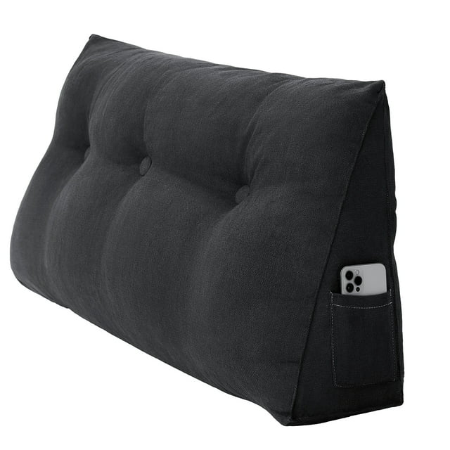 YEERSWAG Twin Size Bed Triangular Wedge Cushion, Bed Backrest, Reading ...