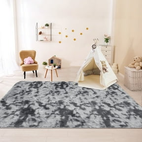Leopard Print Faux Fur Sheepskin Rug Soft Shaggy Area Rugs Floor Carpet ...