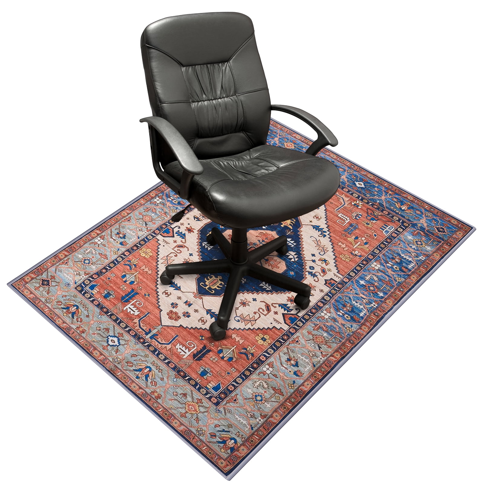 YEERSWAG 48"x36" Office Chair Carpet Area Rug Carpet Wear Resistant ...