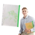 YEESHU Zipper Pockets Plastic Envelope Folders With Sequin Decor ...
