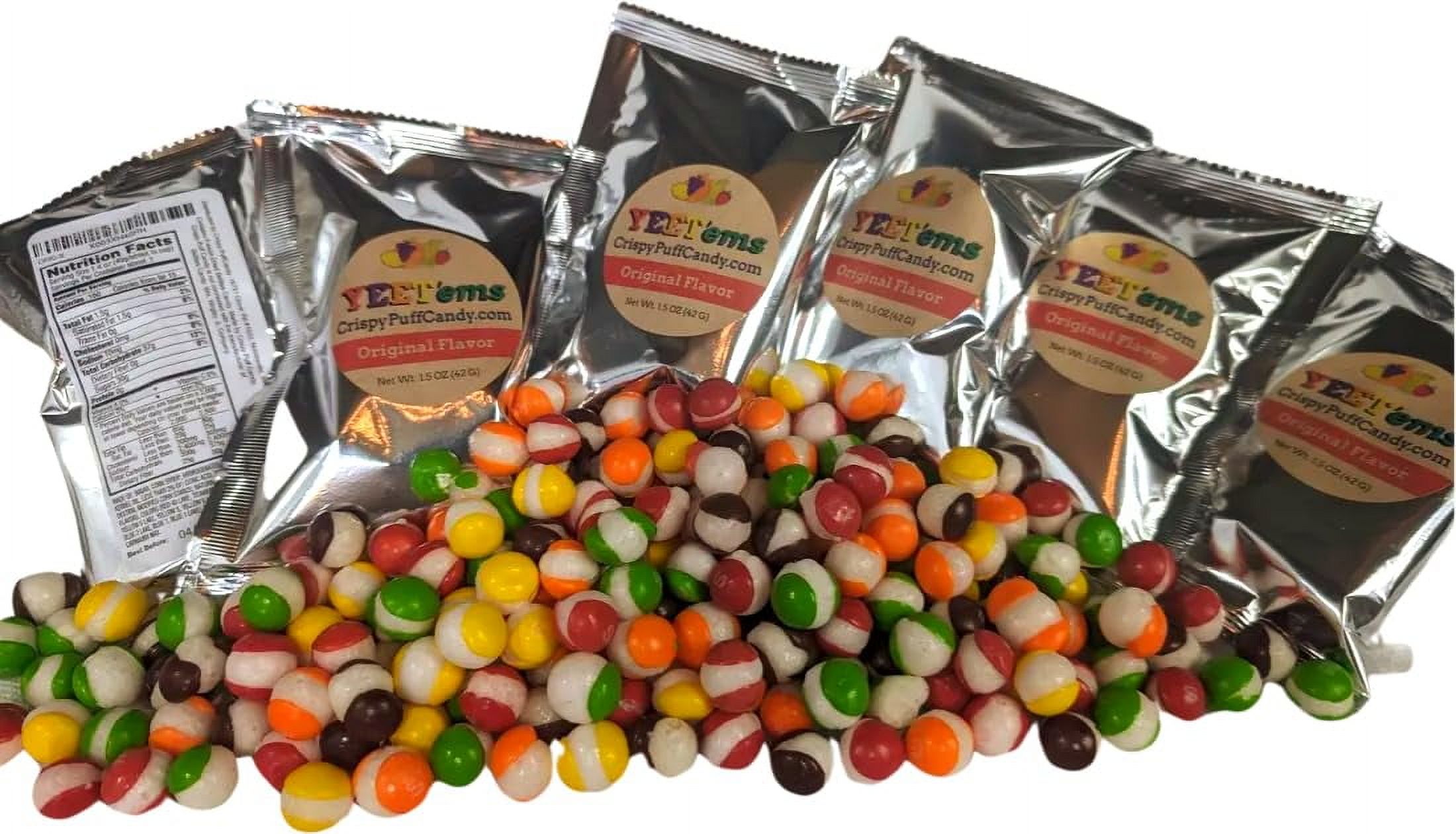 YEET'ems 6-pack Snack Gift IRF13 Box Freeze Dried Candy (Original ...