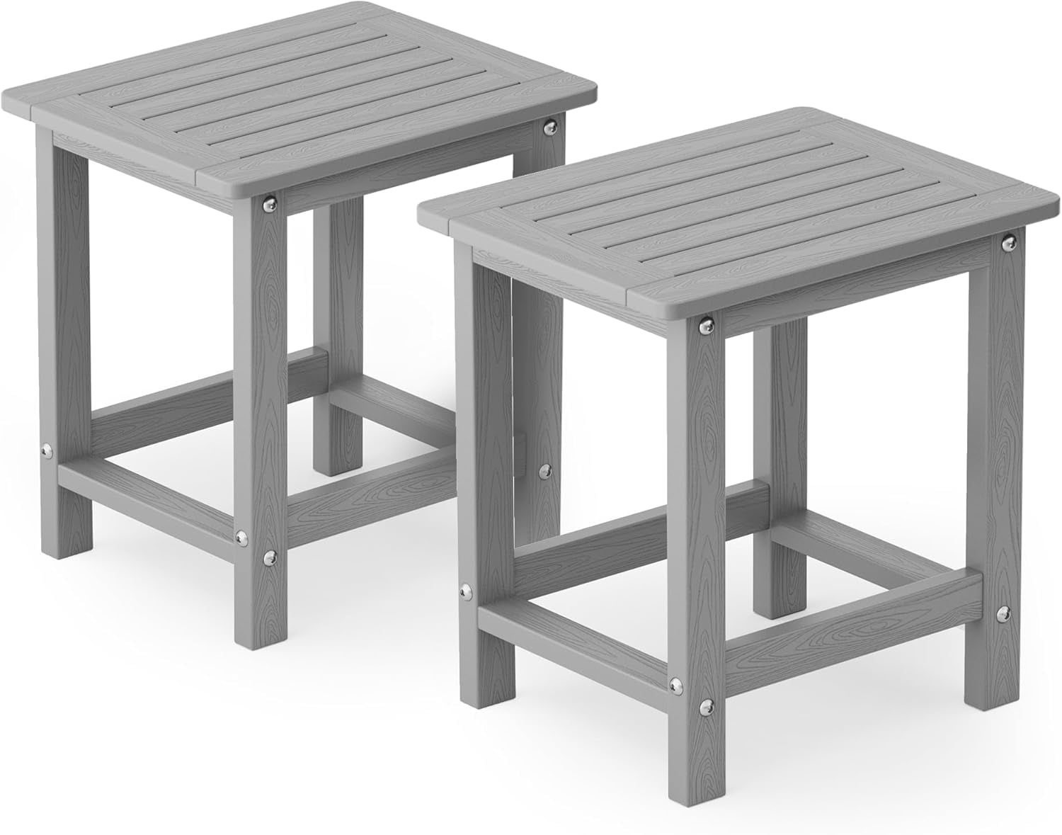 YEFU Outdoor Side Table for Patio: 16" HIPS Weather - Resistant ...