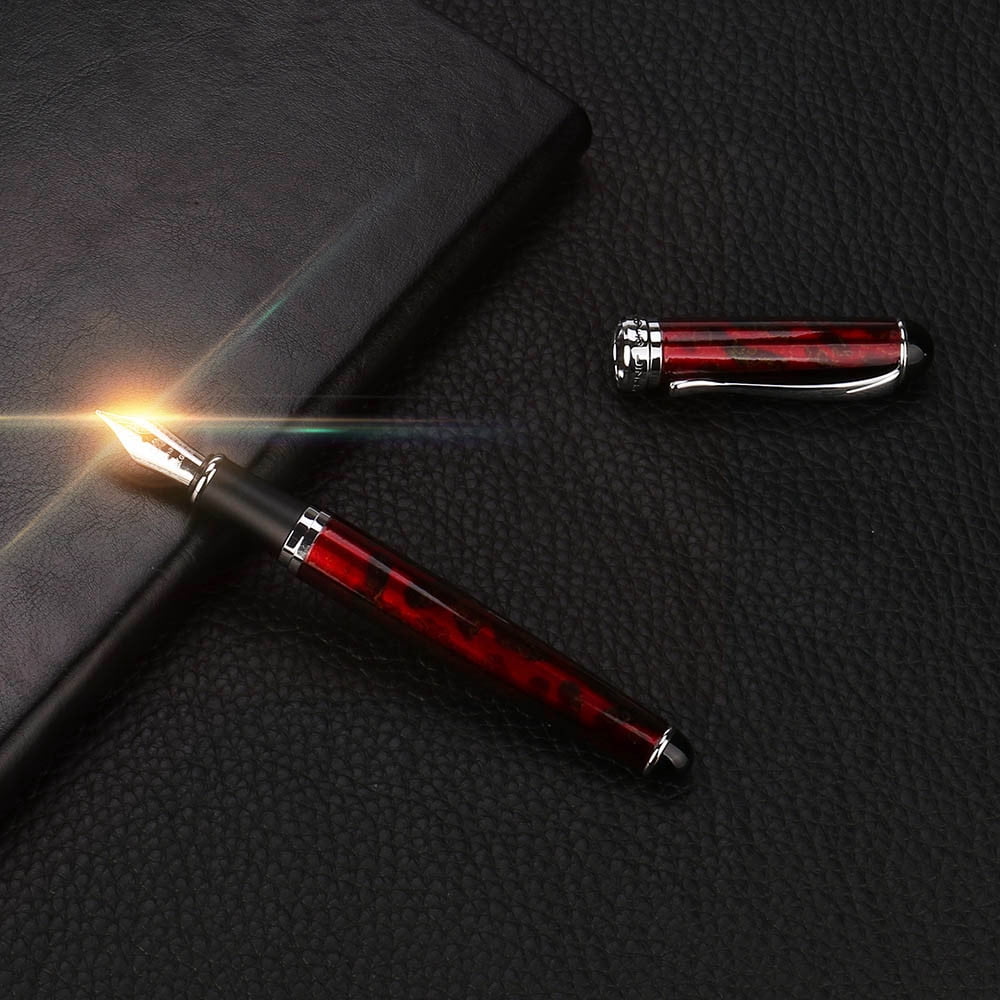 YEGHUN Fountain Pens Matte Frosted Deluxe Black JinHao X750 Fountain ...