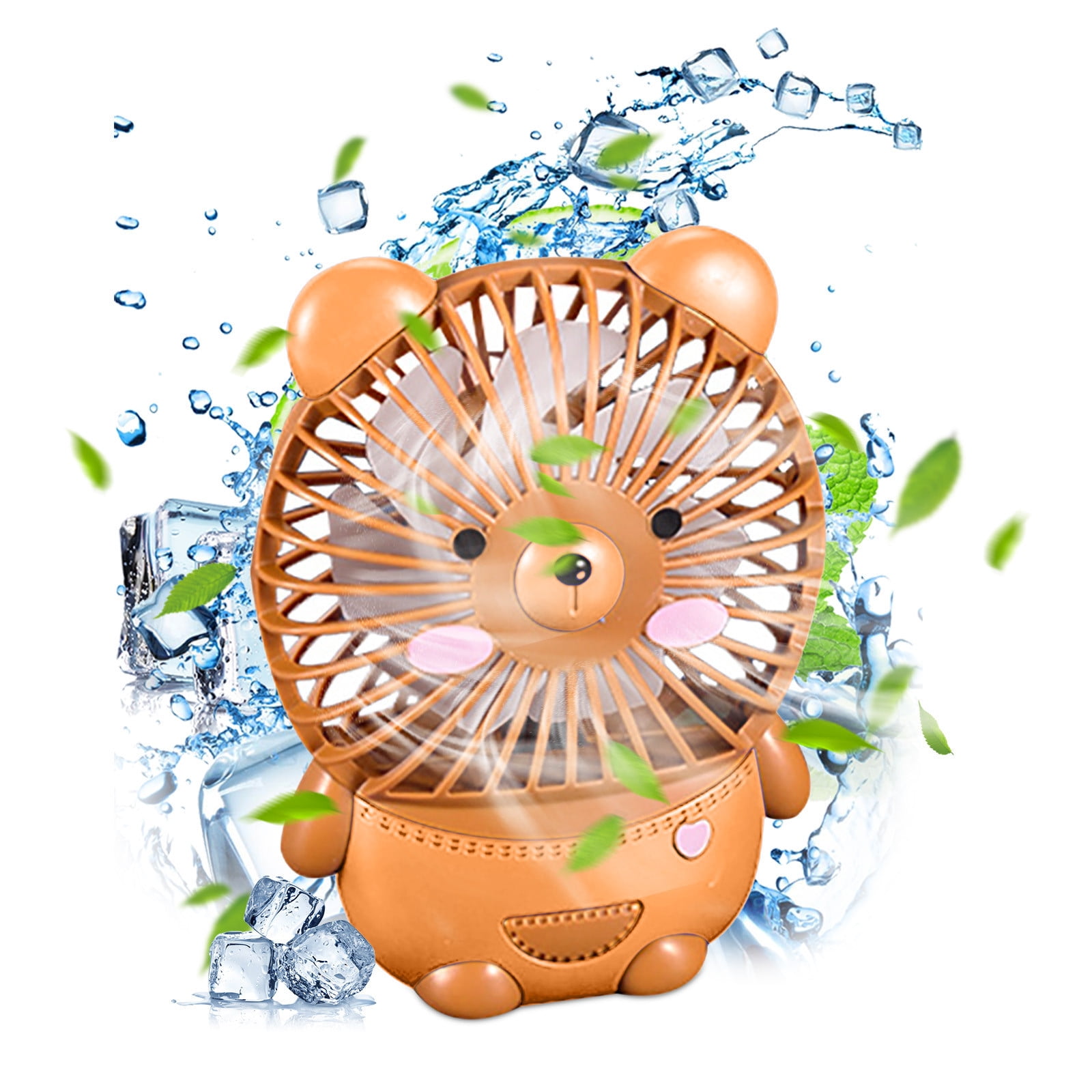YEHGEQ Bear Mini Handheld Fan B Clearance,2022 Paragraph Portable ...
