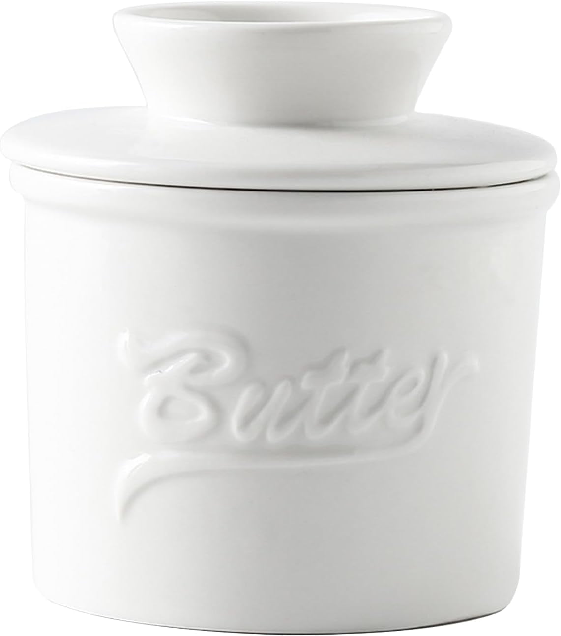 YEHOOM Butter Crock, French Butter Dish for Countertop with Water ...