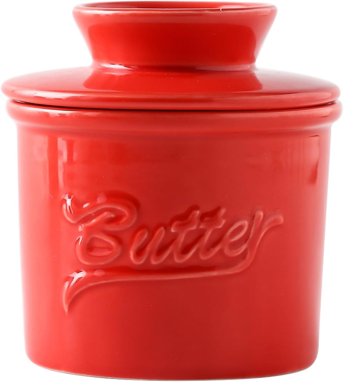 YEHOOM Butter Crock, French Butter Dish for Countertop with Water ...
