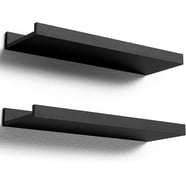Picture Ledge Wall Shelves 24 Inch Width Set of 2, Solid Pine Wood ...