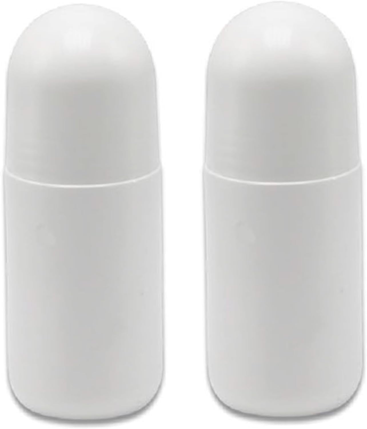 YEHOOM Roll on Bottles, 2PCS 50ml Refillable Empty Rollerball Bottles ...