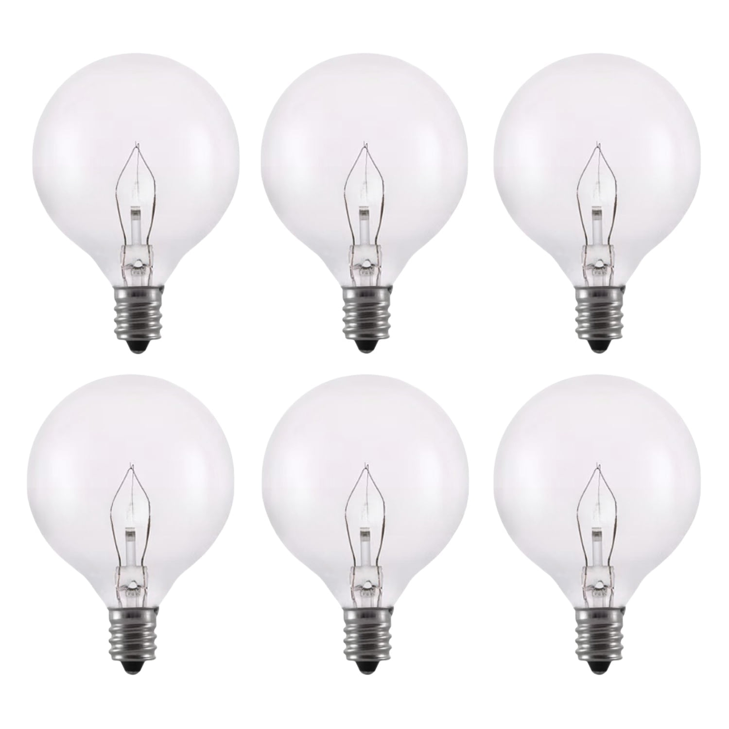 YEHOOM Wax Warmer Bulbs, G50 25 Watt Light Bulbs for Full Size Scentsy ...