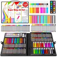 Blue Squid Deluxe Arts & Crafts Set - 3000+ Piece Kit with Storage Case ...