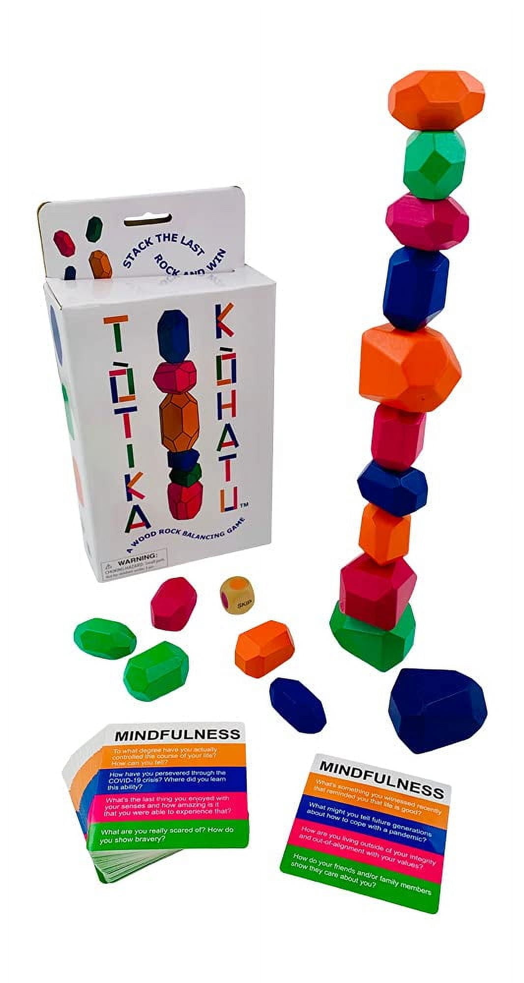 YEHUA! Totika Kohatu - A Wood Rock Stacking Game Promoting Mindfulness ...
