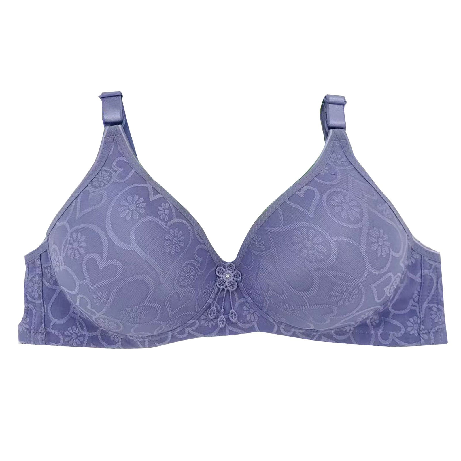 YEJIMAN Bras for Women Bra Without Rings Three Breasted Boneless Soft ...