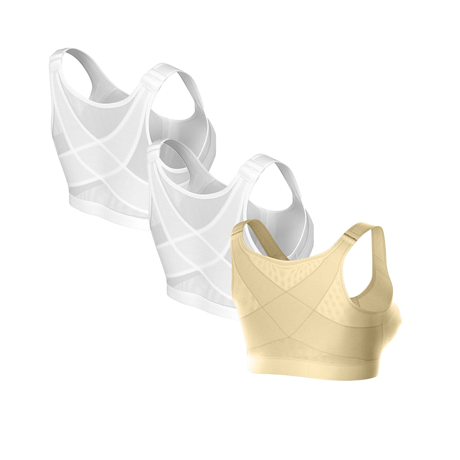 YEJIMAN Forme Science Bra Posture Correcting Women's Front Closure ...