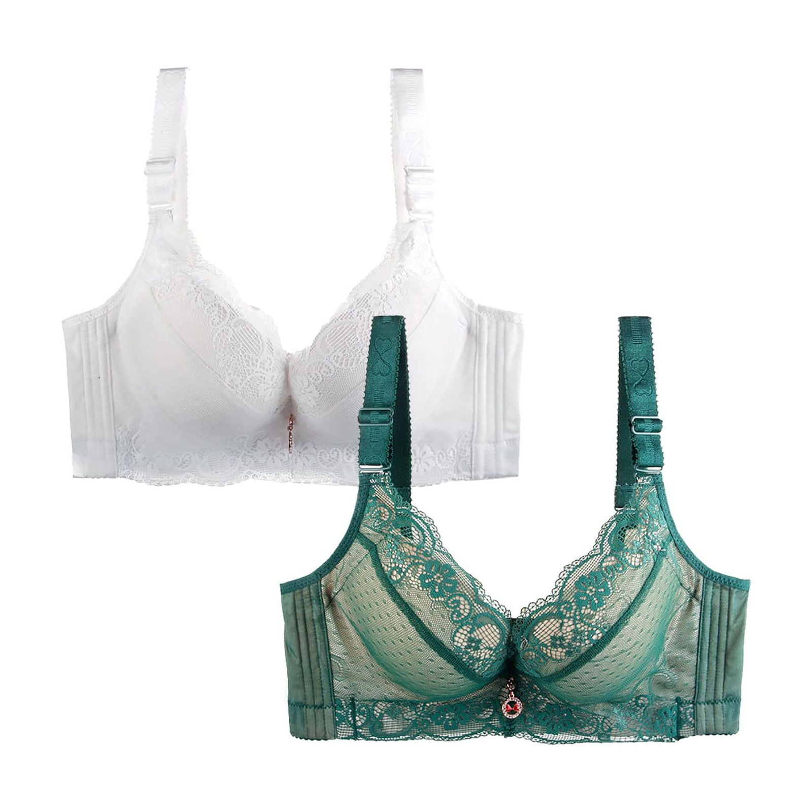 YEJIMAN Pack of 2 Sports Bra Small Women's Breathable Plus Sports Size ...