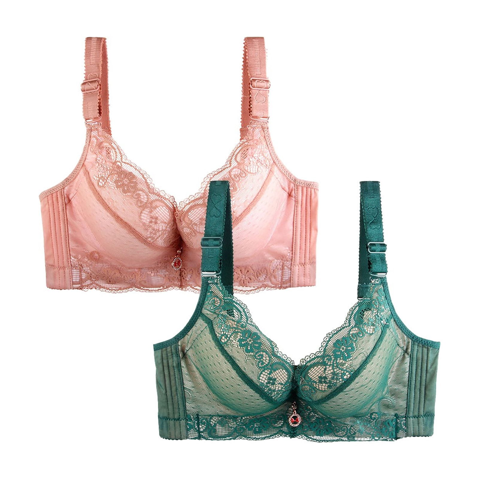YEJIMAN Pack of 2 Sports Bra Small Women's Breathable Plus Sports Size ...