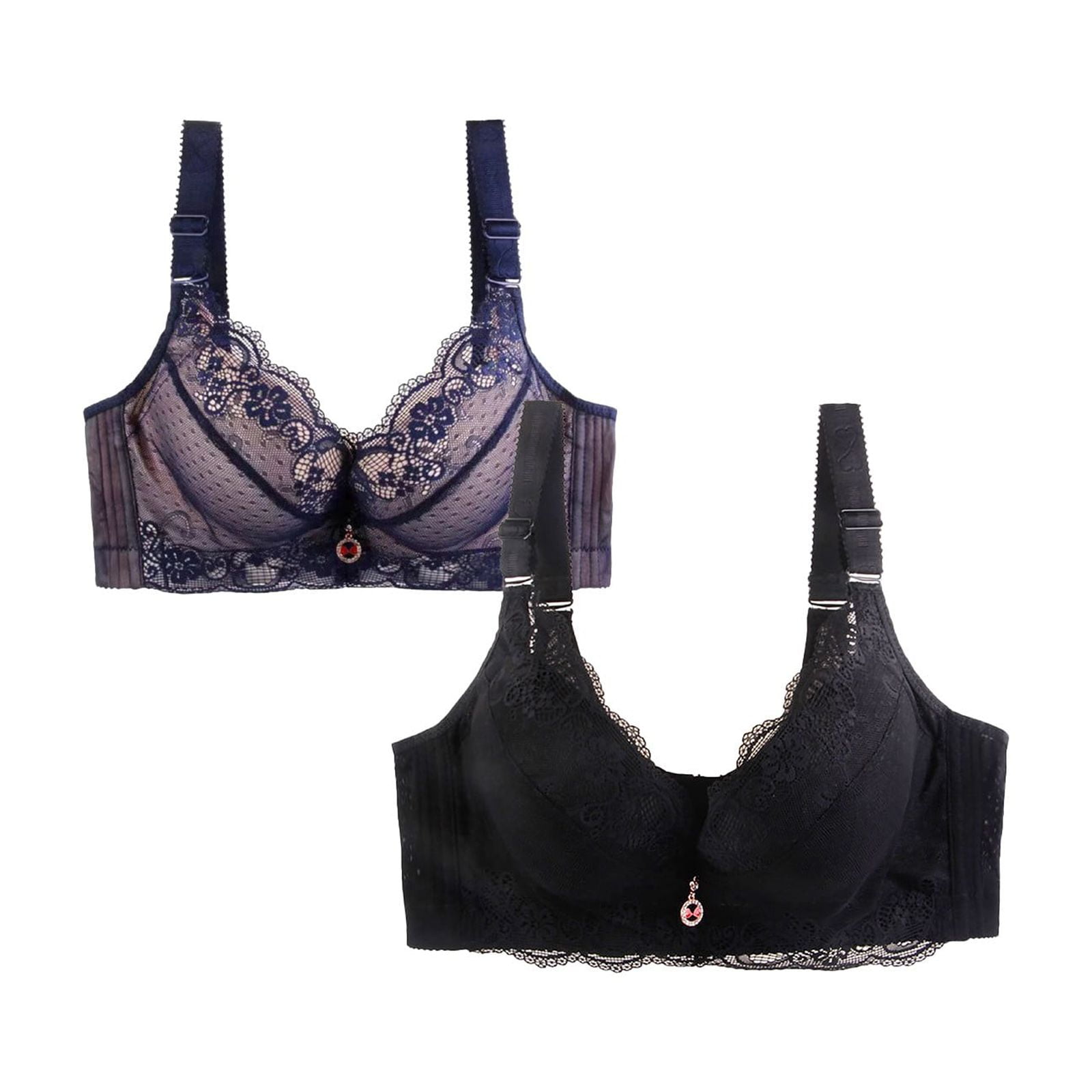 YEJIMAN Pack of 2 Sports Bra Small Women's Breathable Plus Sports Size ...