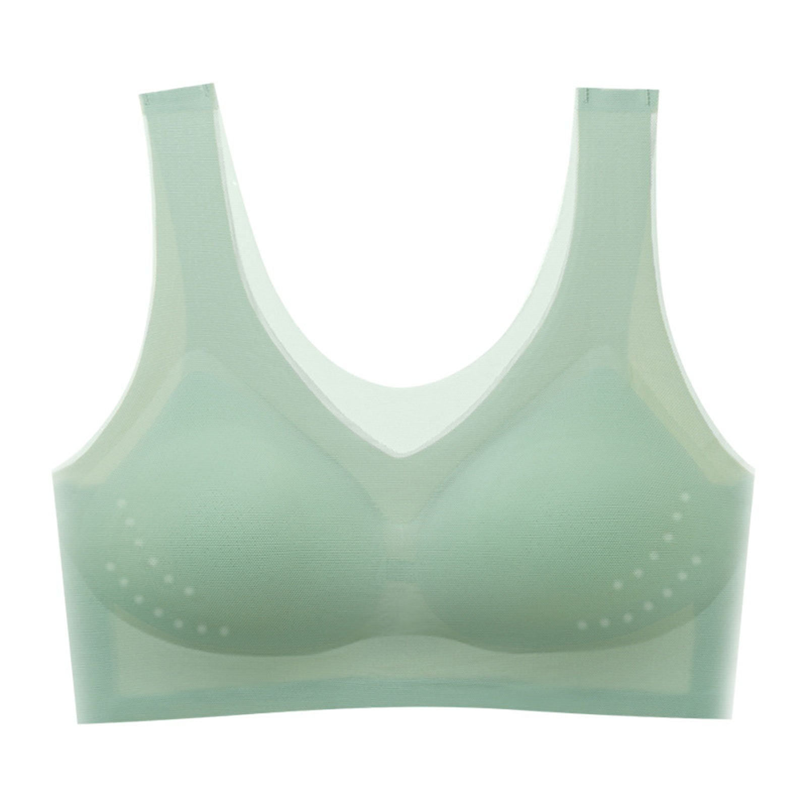 YEJIMAN Ultra Thin Ice Silk Bra Summer Comfortable Seamless Ice Silk ...