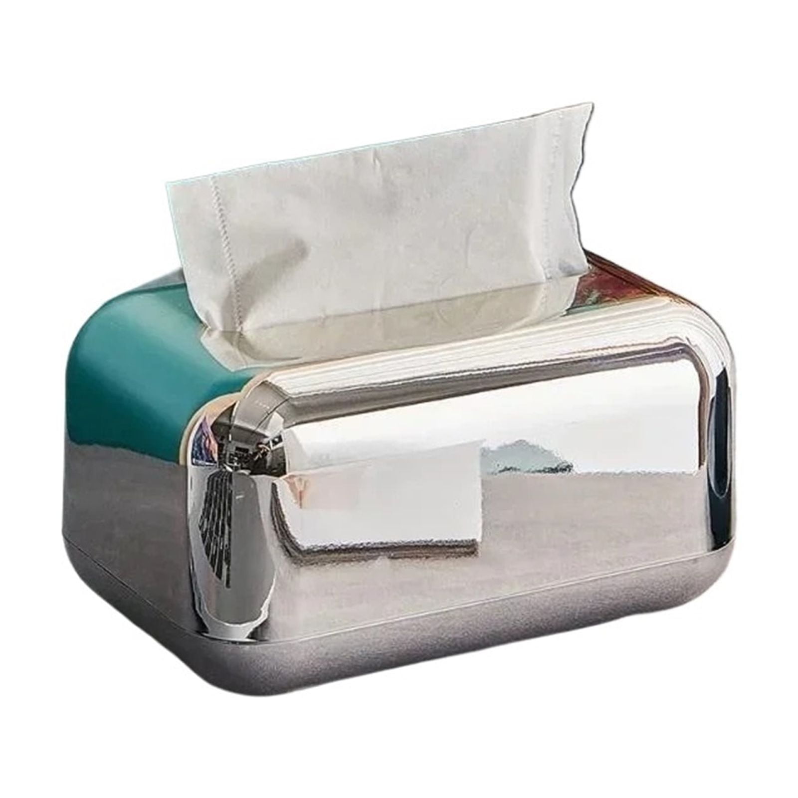 YEJing For Luxury Golden Tissue Boxes Storage Napkin Holder Paper Case ...