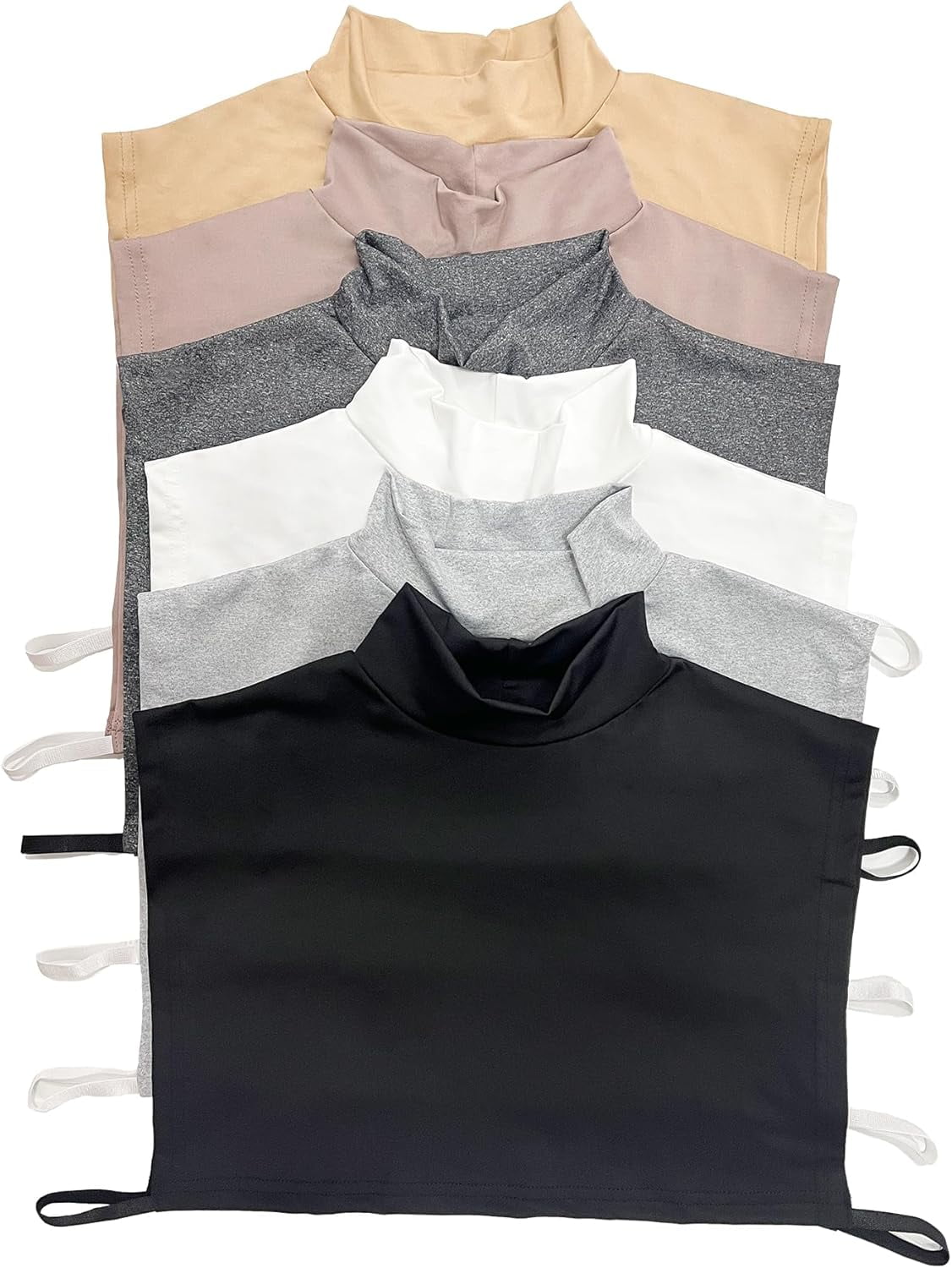 YEKEYI Detachable Collar Fake Turtleneck Lightweight Turtle Neck Dickey ...