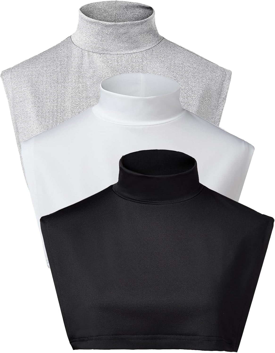 YEKEYI Detachable Collar Fake Turtleneck Lightweight Turtle Neck Dickey ...