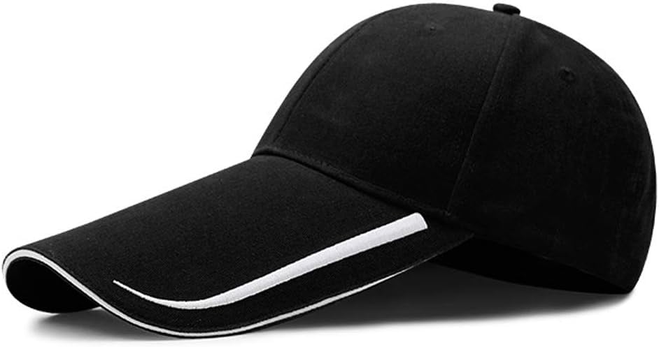 YEKEYI Extra Long Bill 100% Washed Cotton Baseball Cap Lengthened Brim ...