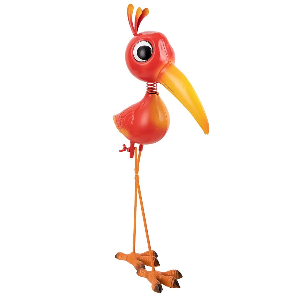 YELENEW Metal Cardinal Garden Statue,21" Cardinal Decorations Outdoor ...