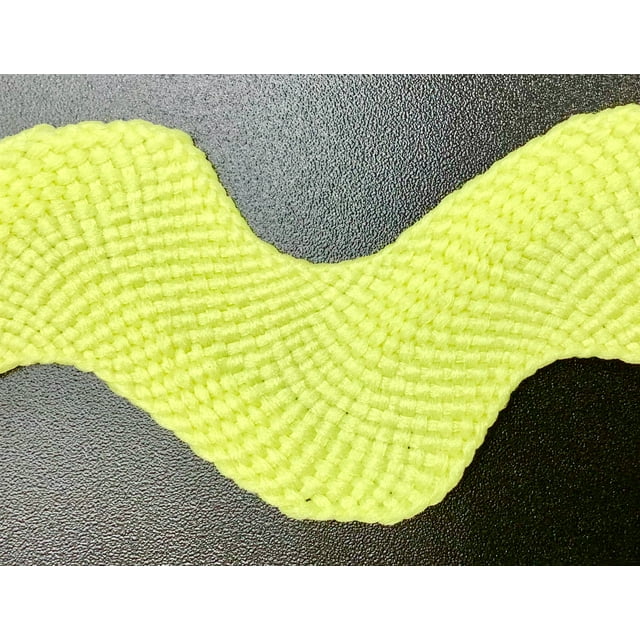 YELLOW 1-1/8 INCH JUMBO RIC RAC - Walmart.com