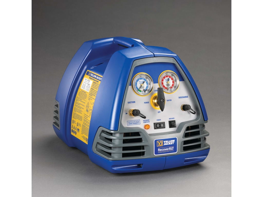 YELLOW JACKET 95760 Refrigerant Recovery Machine,1/2 HP,115V - Walmart.com