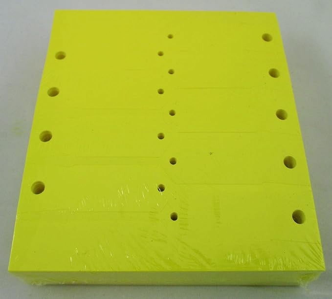 YELLOW Self-Locking Arrow Key Tags (1,000 per pack) Size 4 1/2" X 3/4 ...