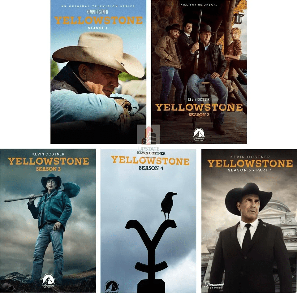Zendzian Yellowstone Complete Seasons 1-5 DVD Set, 21 Discs, English Language - Walmart.com
