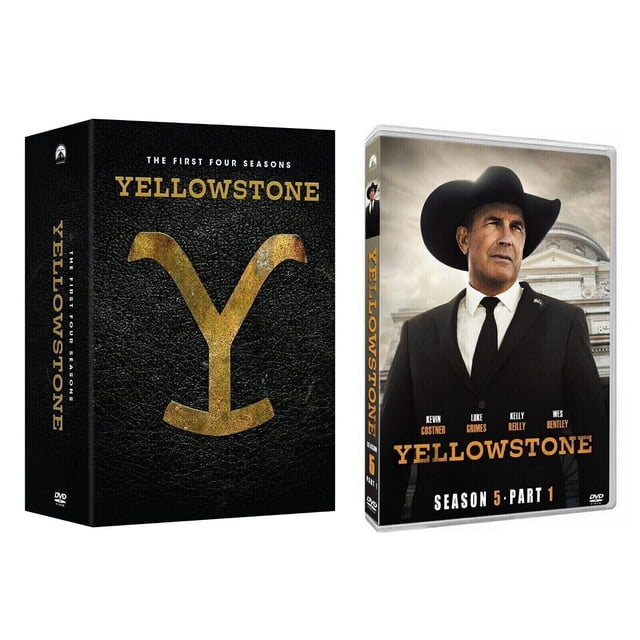 YELLOWSTONE the Complete Series 1-5 Seasons 1 2 3 4 5 - 1-4 Set ...