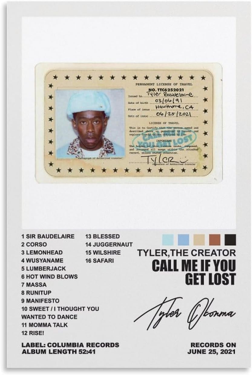 YELLOWV Kanye Poster West Yeezus Album Cover Posters for Room Aesthetic ...