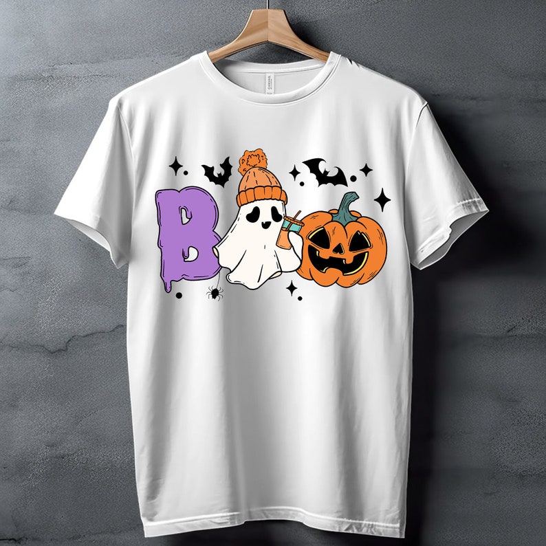 YEN240712-LUXURY UNISEX T-SHIRT Cute Boo png,Funny Halloween png,Cute ...