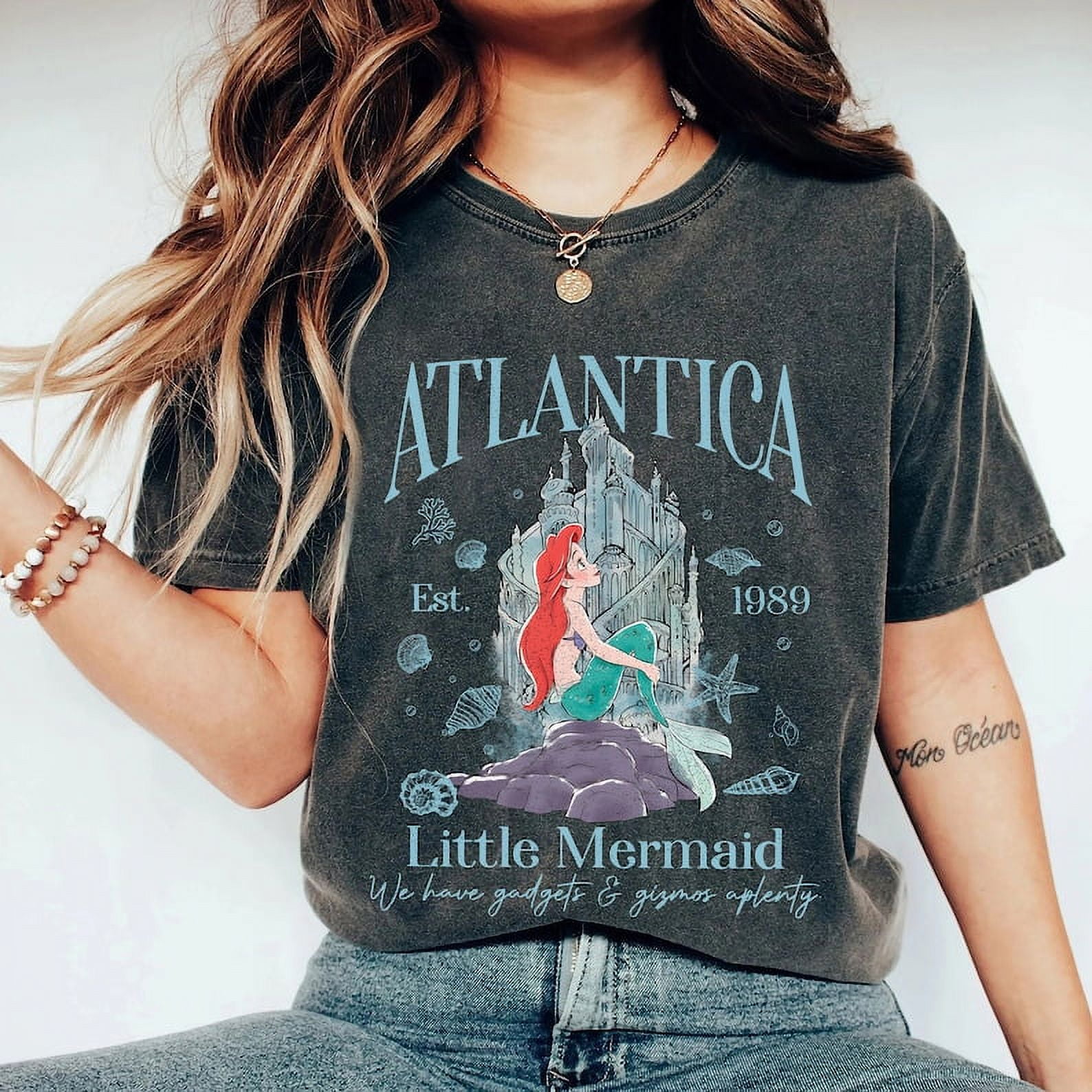 YEN2807CC3-NAOMITEE, Atlantica Little Mermaid Ariel Comfort Colors ...