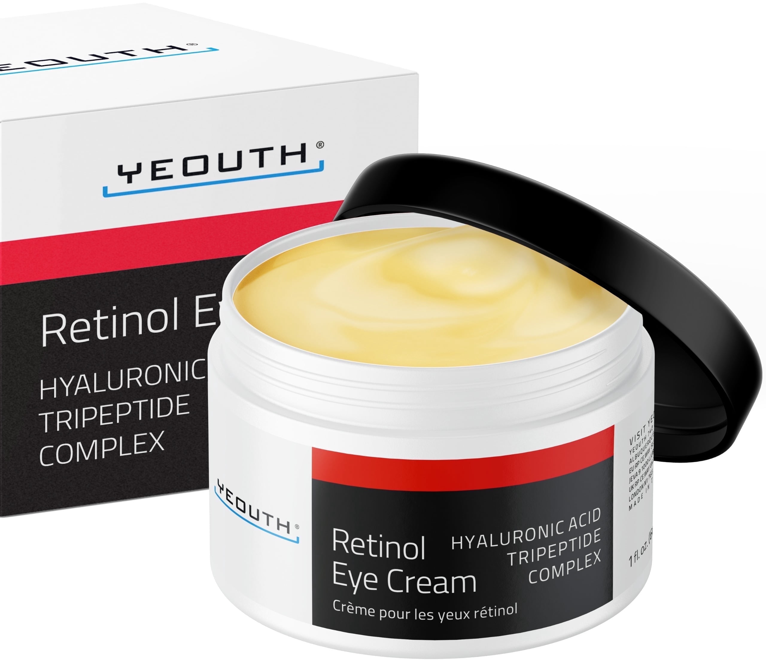 YEOUTH Retinol Eye Cream, Hydrating & Brightening Night Cream with ...
