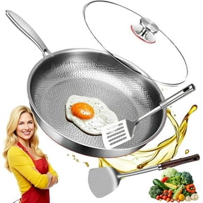 Titanium Hammered Pan Pro, Taima Titanium Nutri Pan with Lid, Multifunctional Pots and Pans Set ...