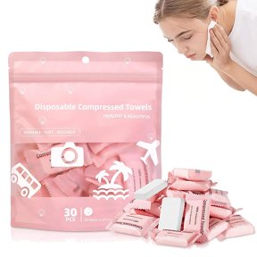 Tripumer 5 Pcs Compressed Travel Bath Towel Tablets 55x27 inch ...