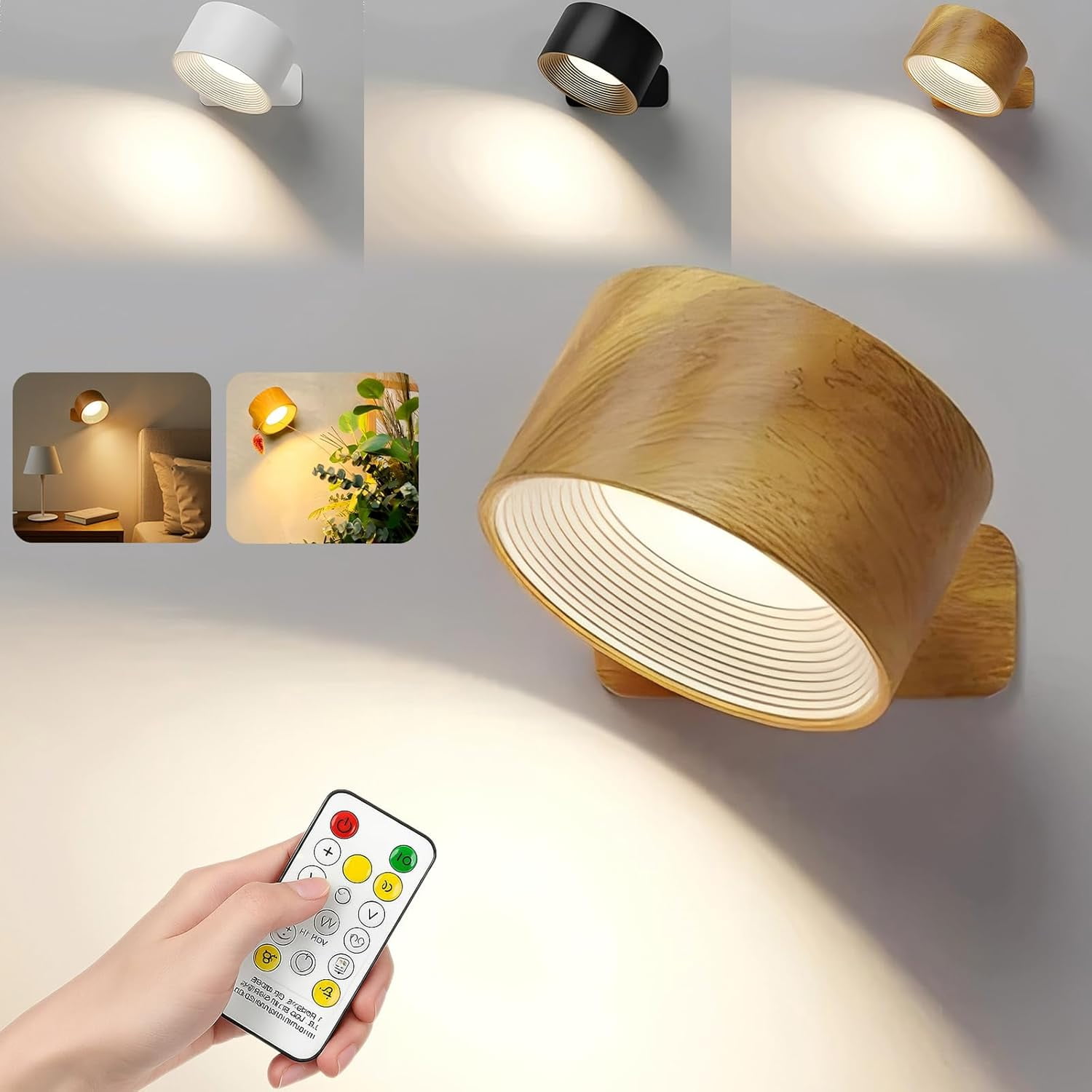 YEPOLERCE Infinity Wall Lamp Lights of Sweden – Wireless Rechargeable ...