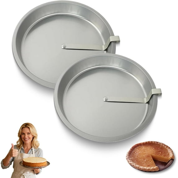 YEPOLERCE Perfectrelease Cake Pan, 9.8 Inch Nonstick Baking Pan with ...