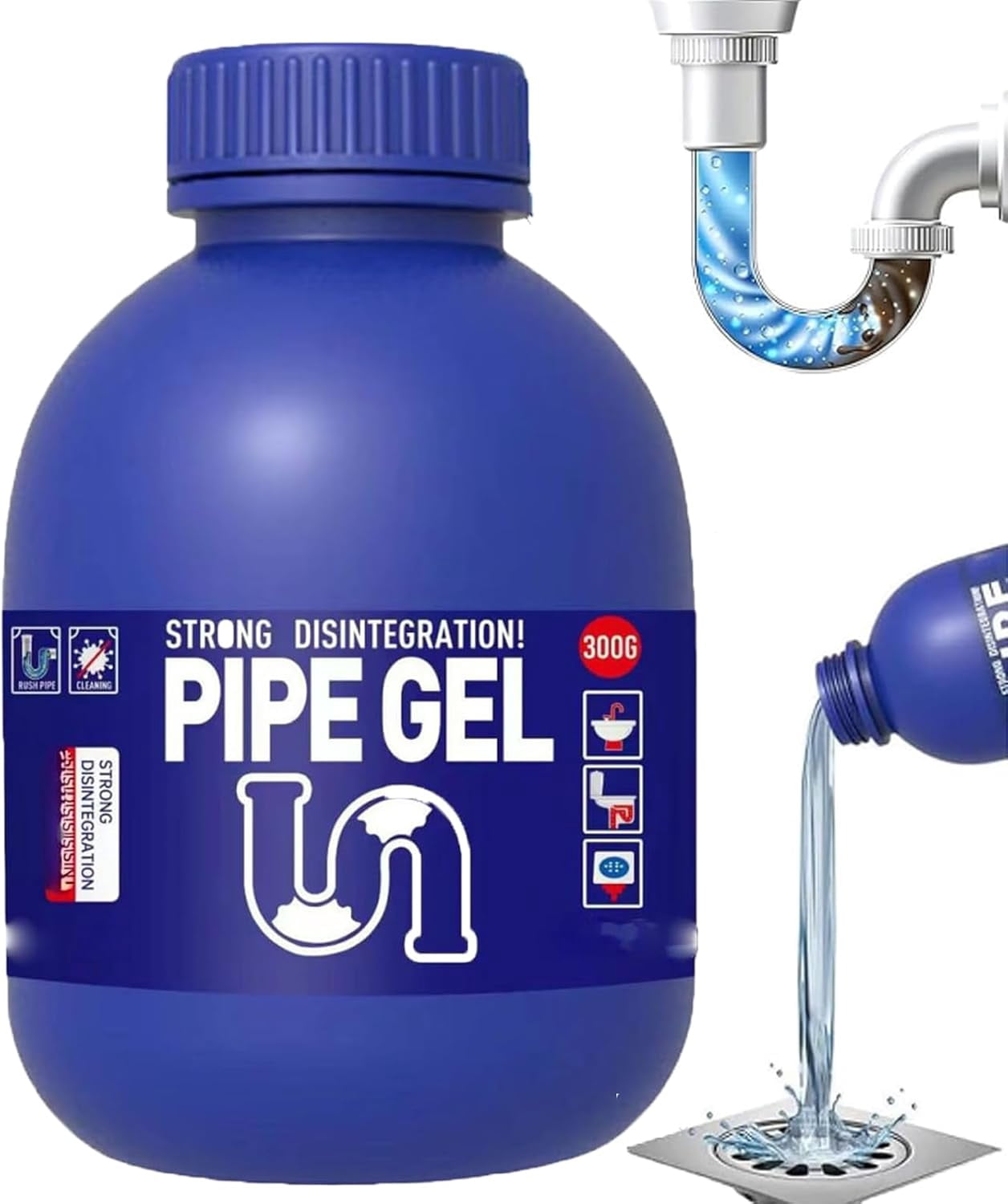 YEPOLERCE Pipe Bobo Drain Cleaner, 10 Fl Oz Powerful Clog Remover ...