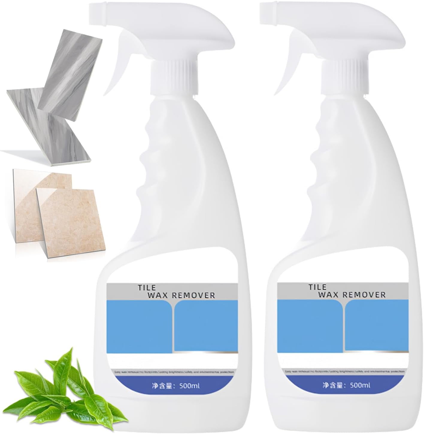 YEPOLERCE Tile Wax Remover with Spray Bottle, Powerful Watermark ...