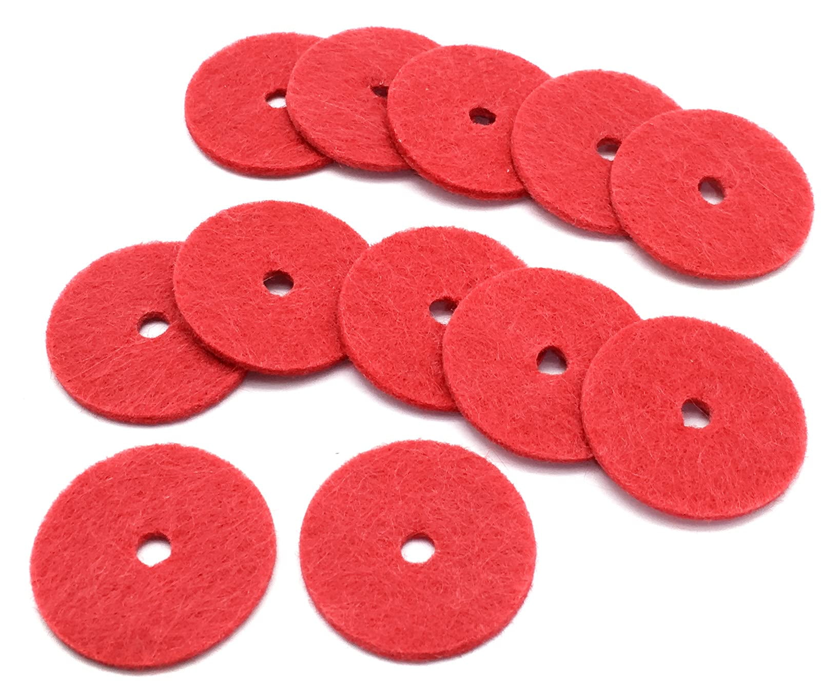 YEQIN 12 Pieces Spool Pin Red Felt Pads Crafts for Singer Sewing ...