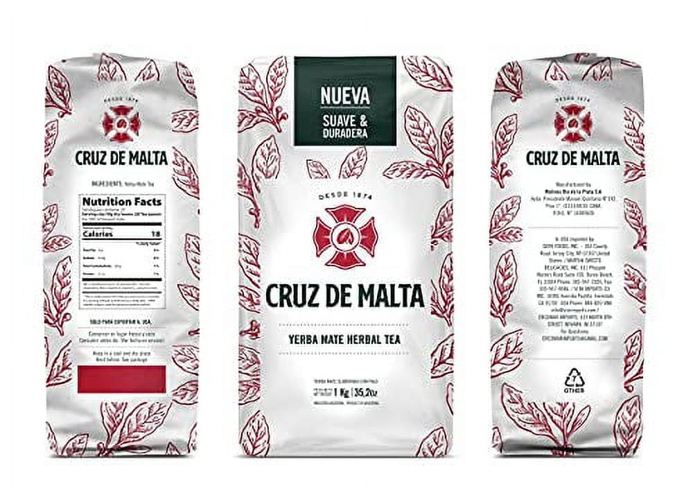 YERBA MATE CRUZ de MALTA 2.2lb 1 kilo - Walmart.com