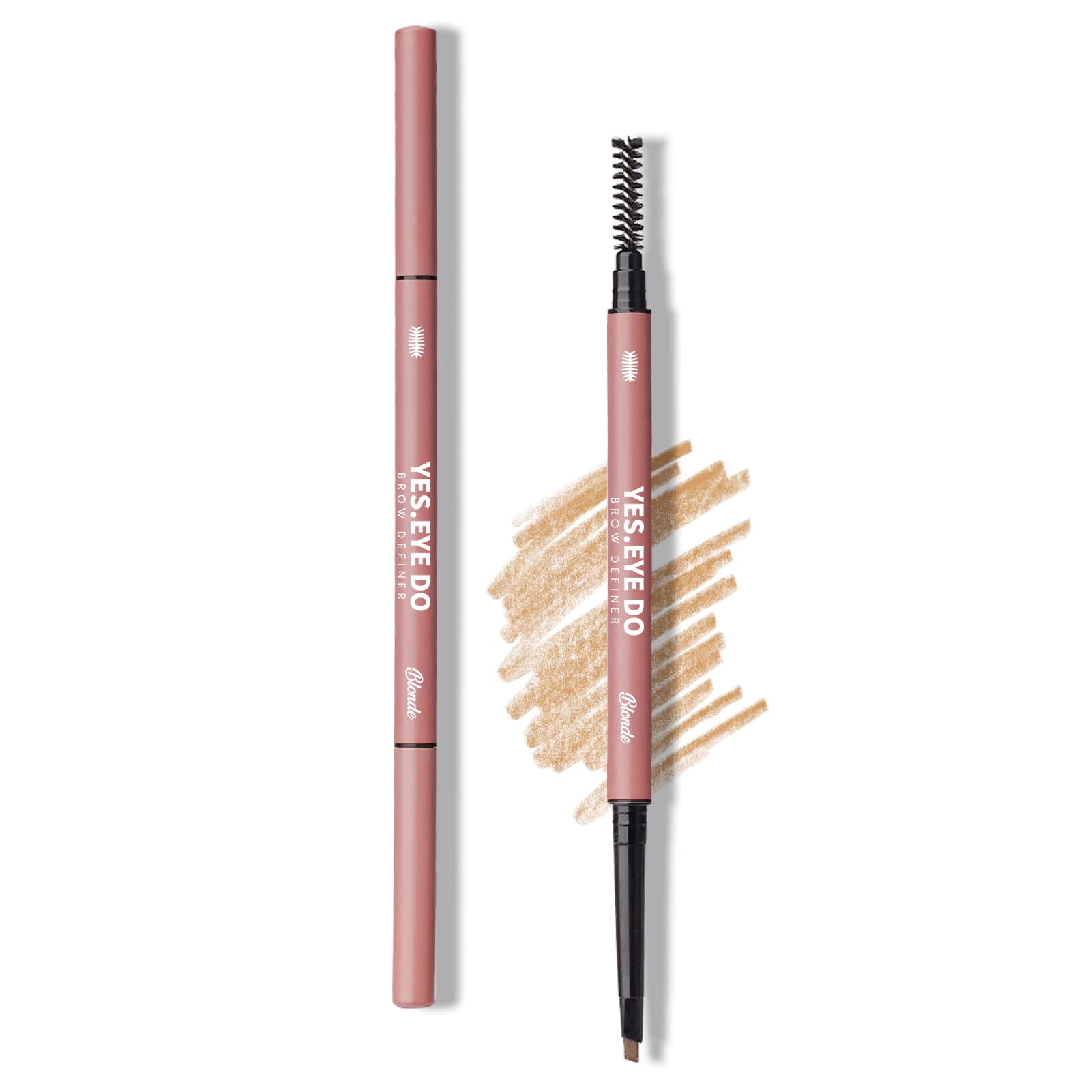 YES.EYE DO Brow Pencil, Dual-ended Eyebrow Definer with Spoolie ...