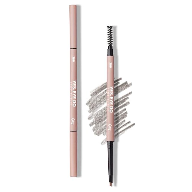 YES.EYE DO Eyebrow Pencil for Older Women, Dual-Ended Brow Liner Pen ...
