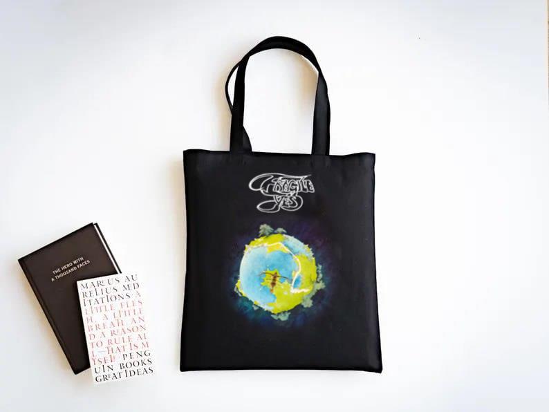 YES Prog Rock Band Music Jon Anderson Rick Wakeman Fan 46, Tote Bag ...